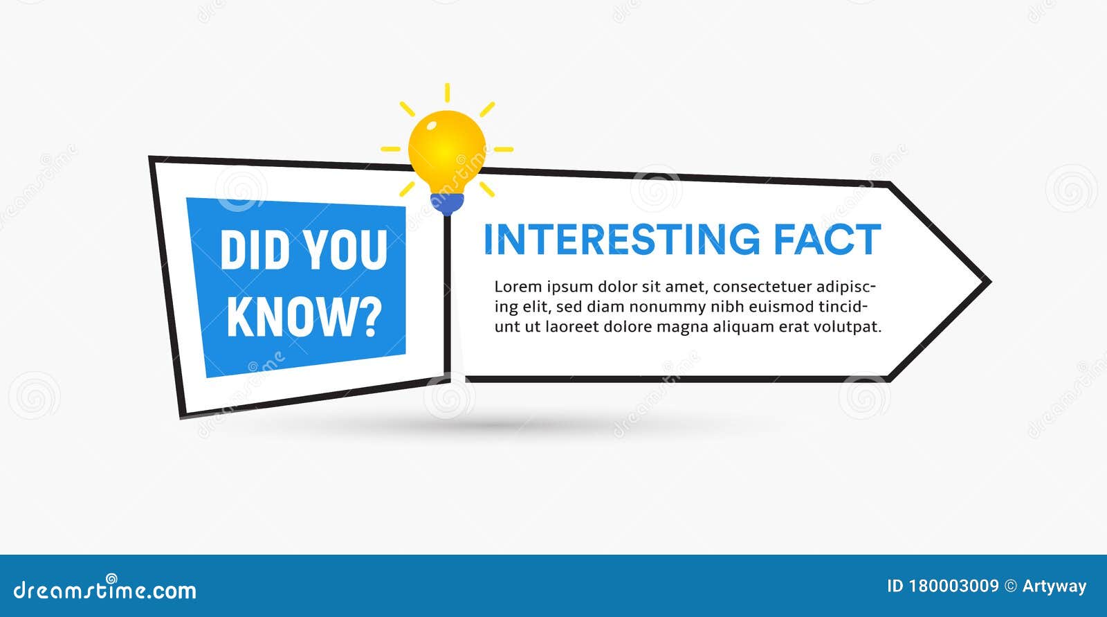 Interesting Fact About Snow On Blue Background With Snow Frame Vector ...