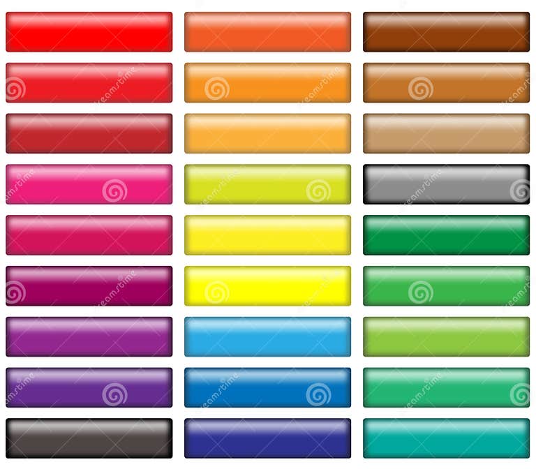 Web buttons stock vector. Illustration of teal, purple - 5170288