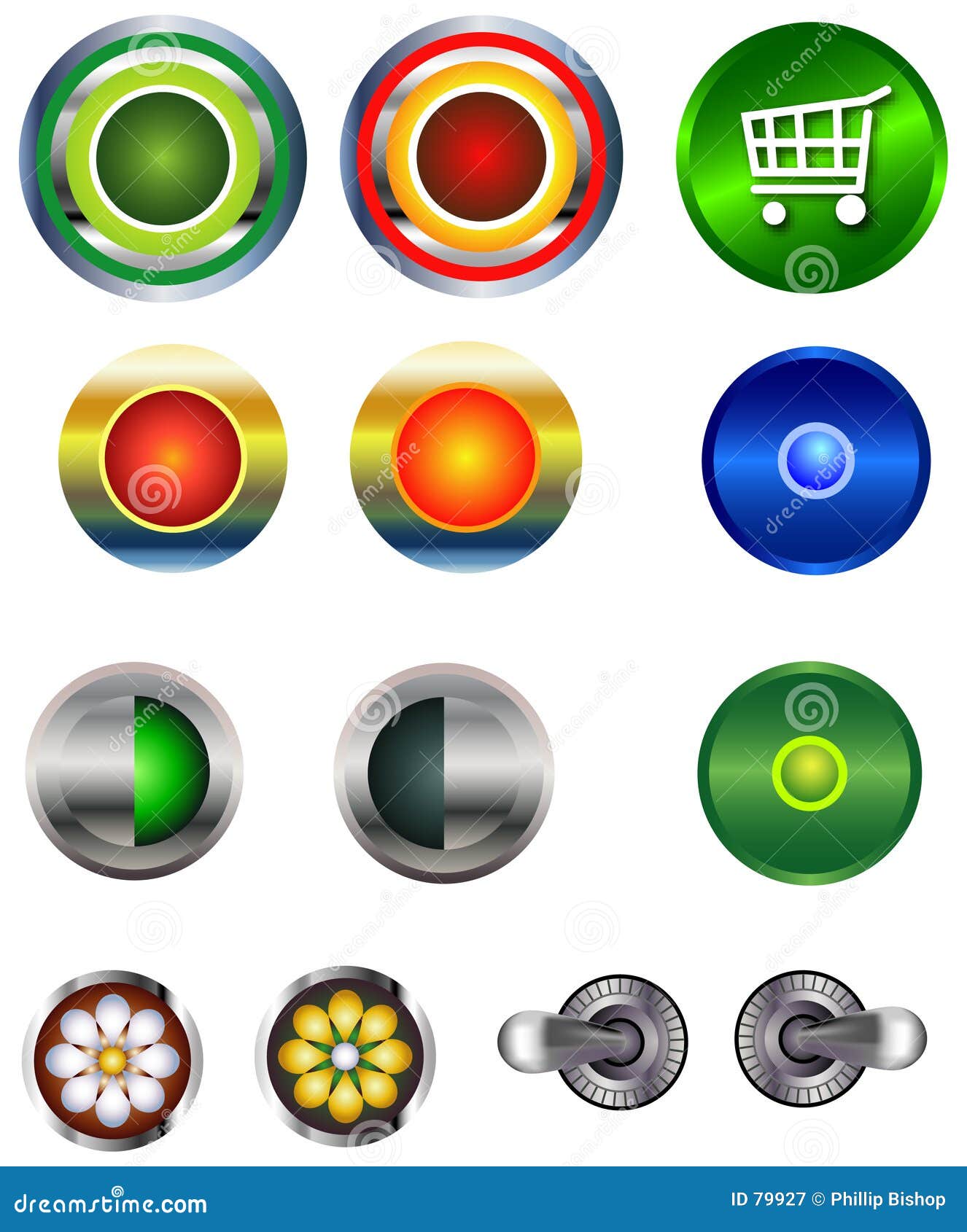 Web Buttons stock illustration. Illustration of sign, press - 79927