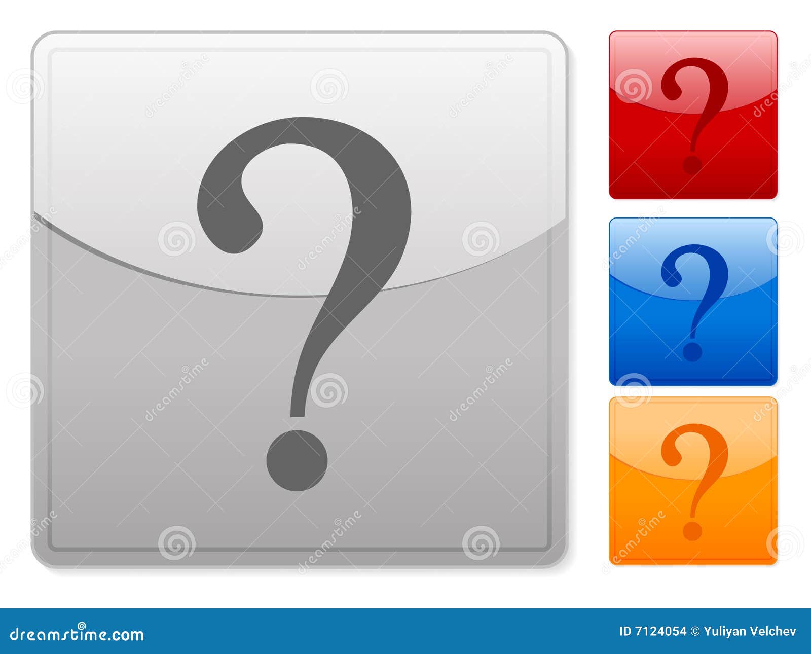 Web buttons question stock vector. Illustration of riddle - 7124054