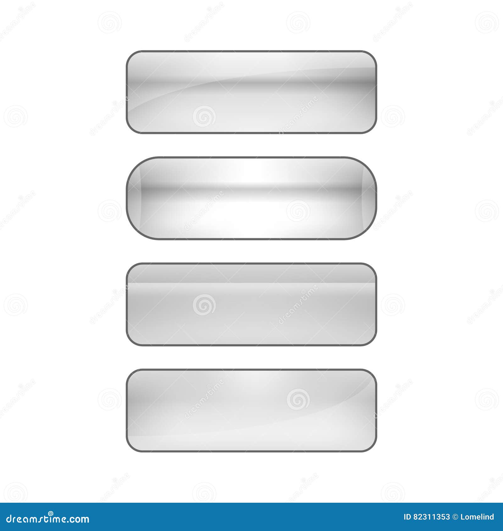 Web buttons set stock illustration. Illustration of abstract - 82311353