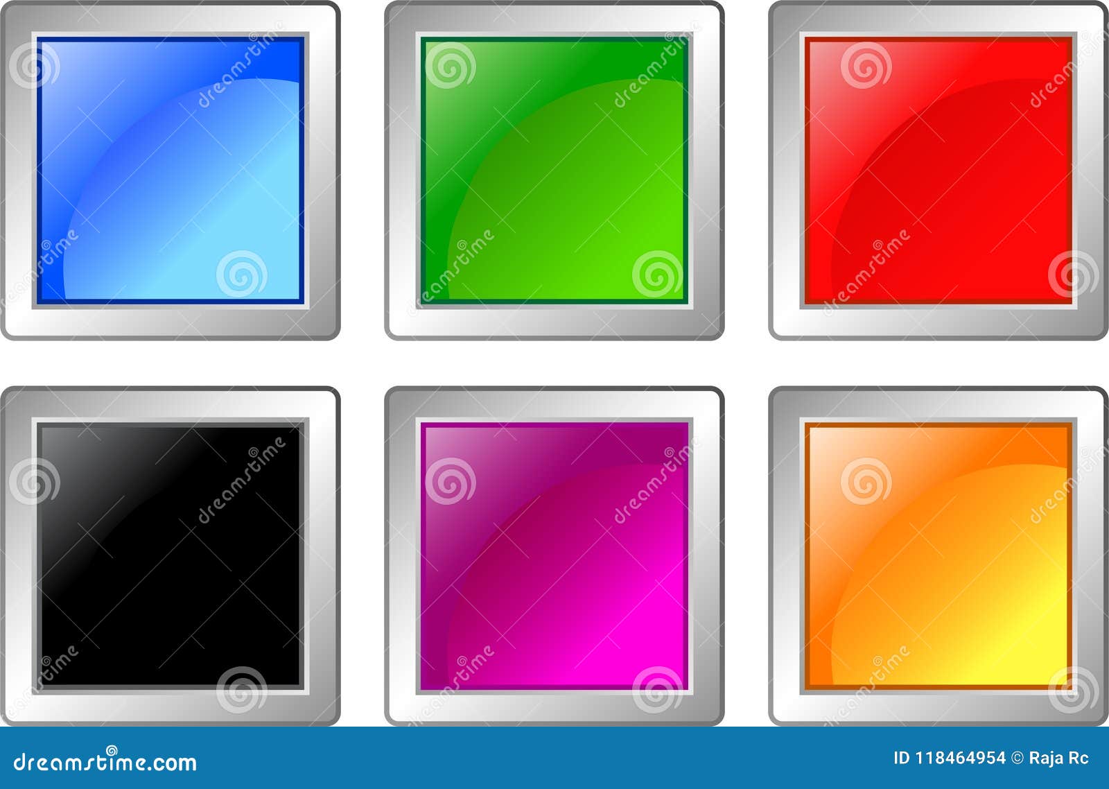 Web Buttons Square Colorful On White Stock Vector - Illustration of ... Web Buttons Square Colorful On White Stock Vector - Illustration of ...