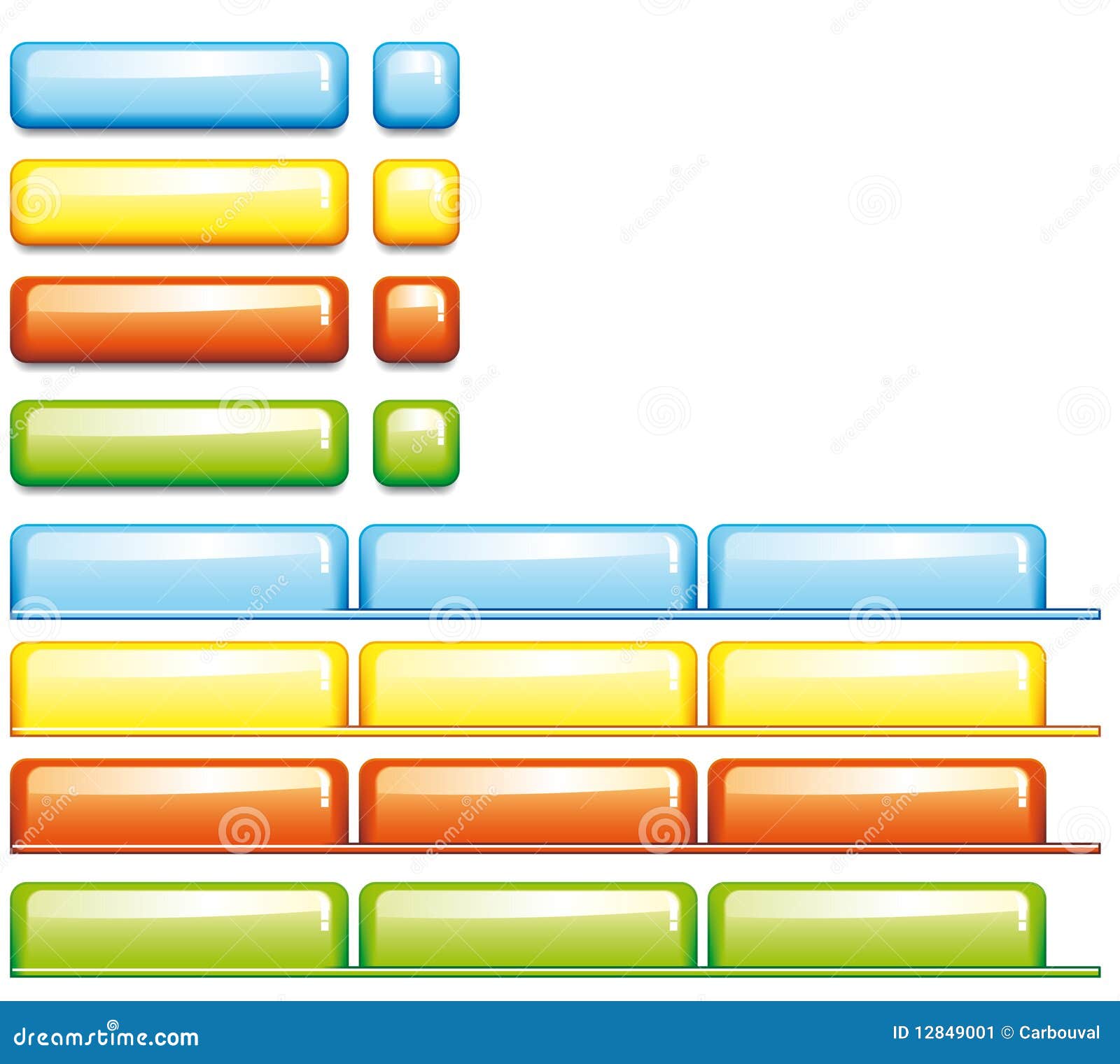 Web Buttons and Tags Squares Stock Vector - Illustration of square ...