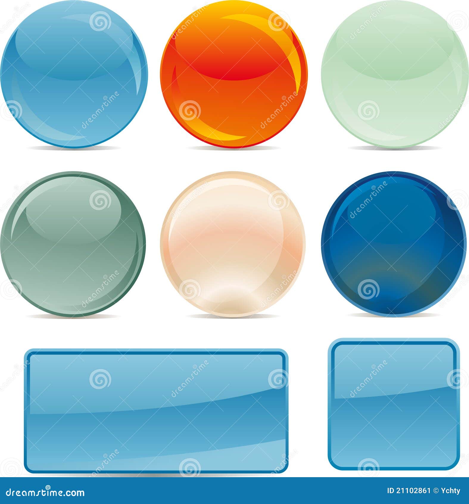 Web Buttons in vector stock vector. Illustration of circle - 21102861