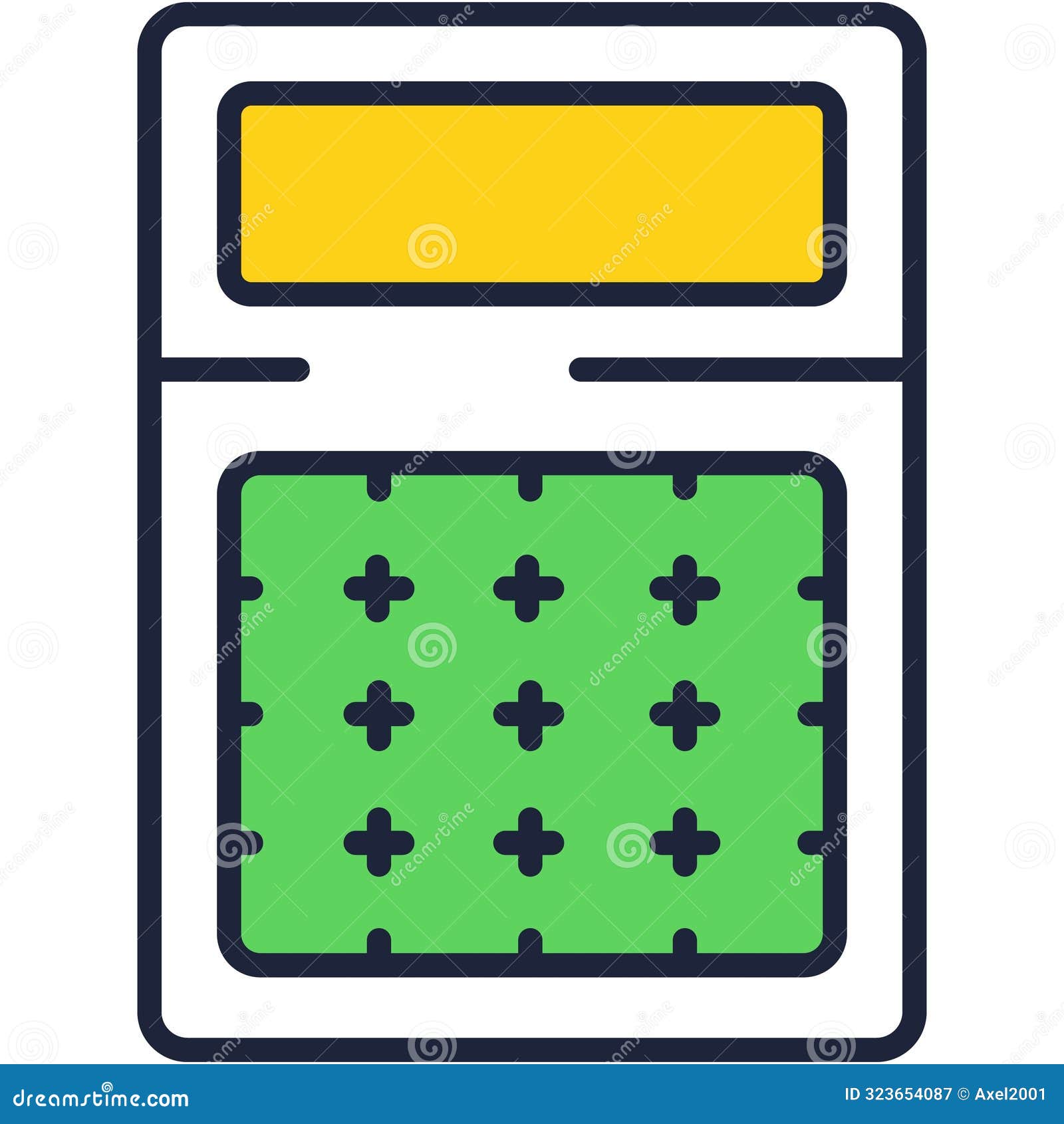 Web Calculator Vector Icon Settings for App Stock Vector - Illustration ...