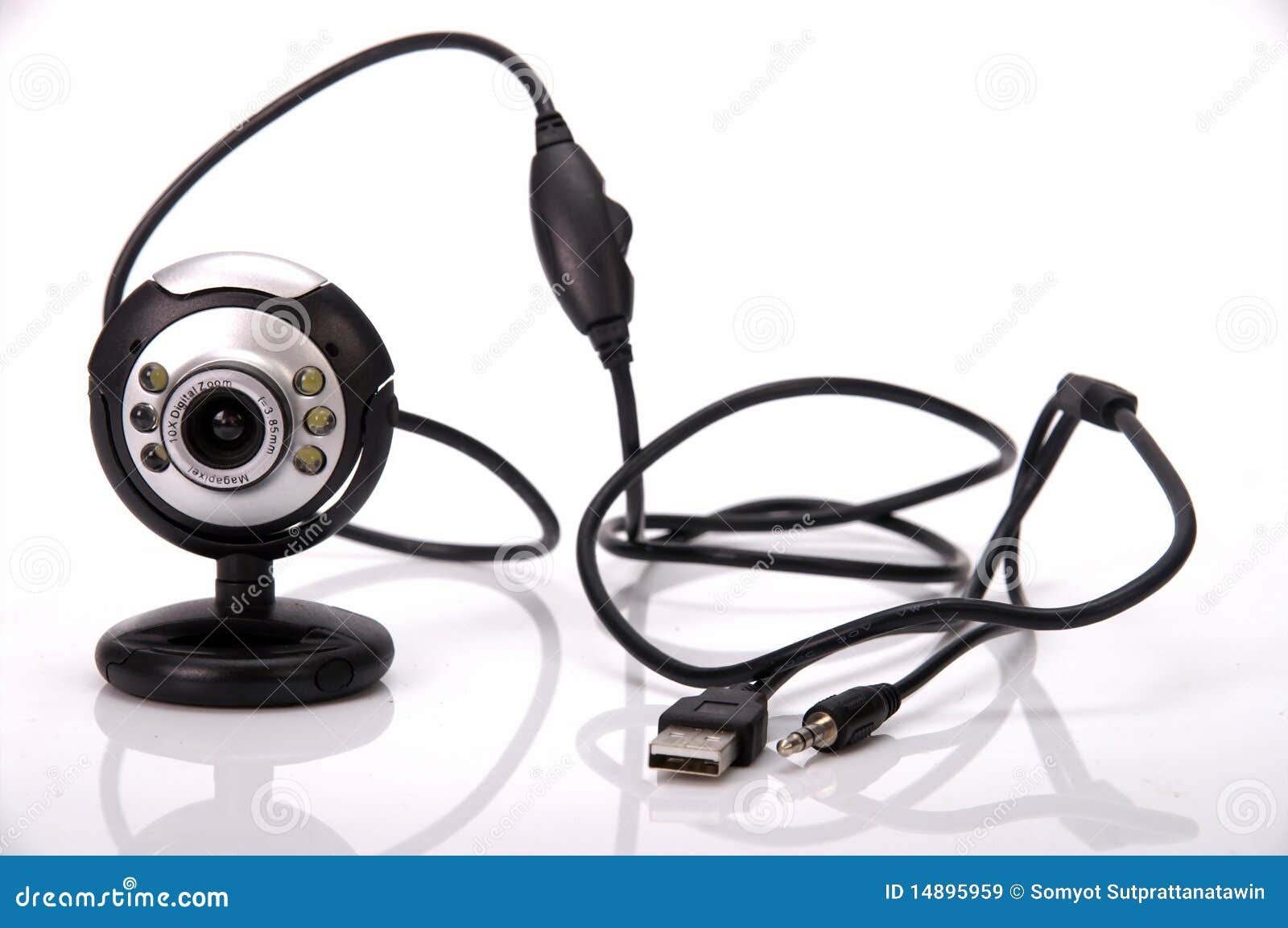 Web cam stock image. Image of audio, camera, sound, computer - 14895959