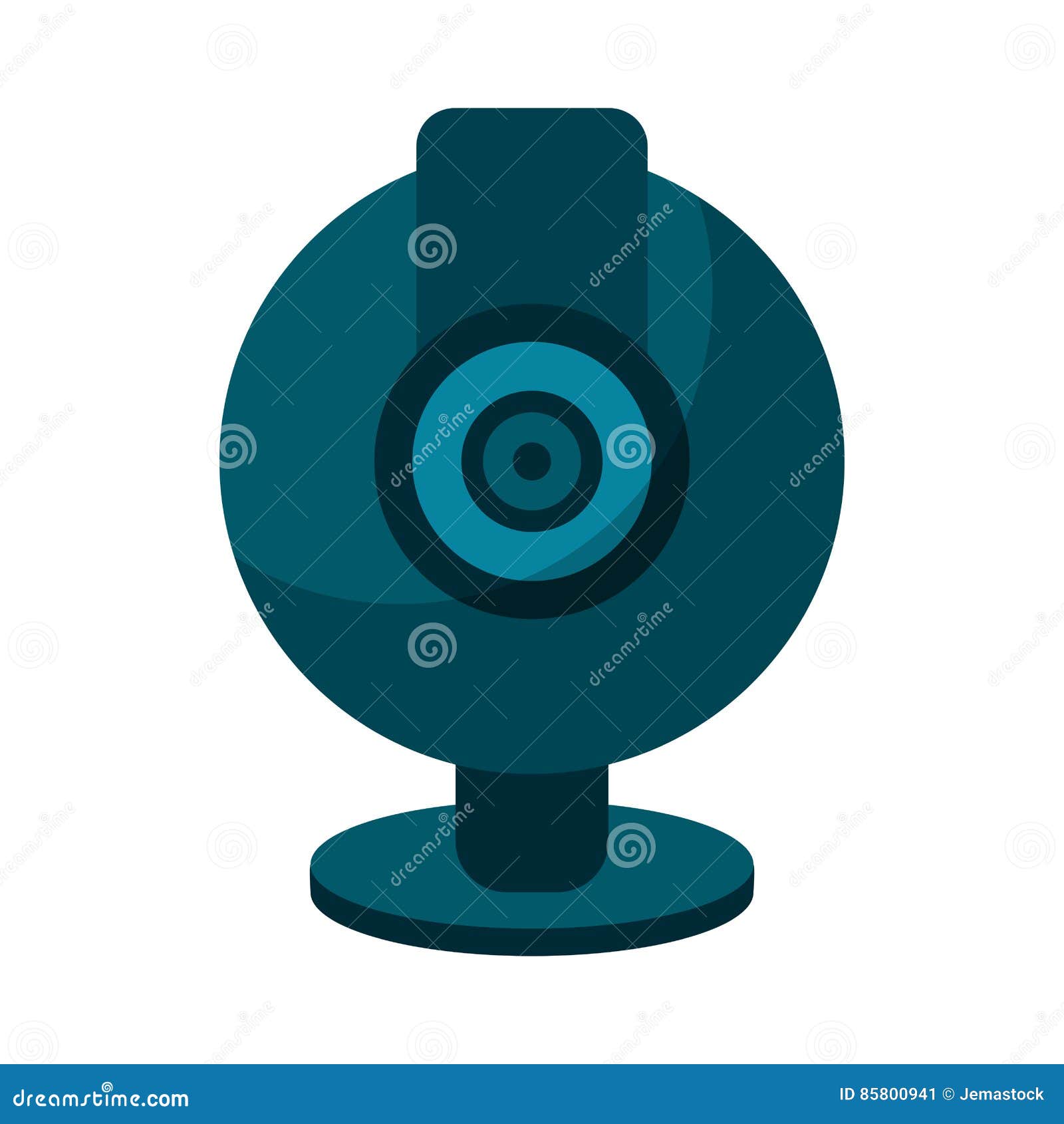 Web Cam Computer Rounded Icon Stock Vector - Illustration of shadow ...