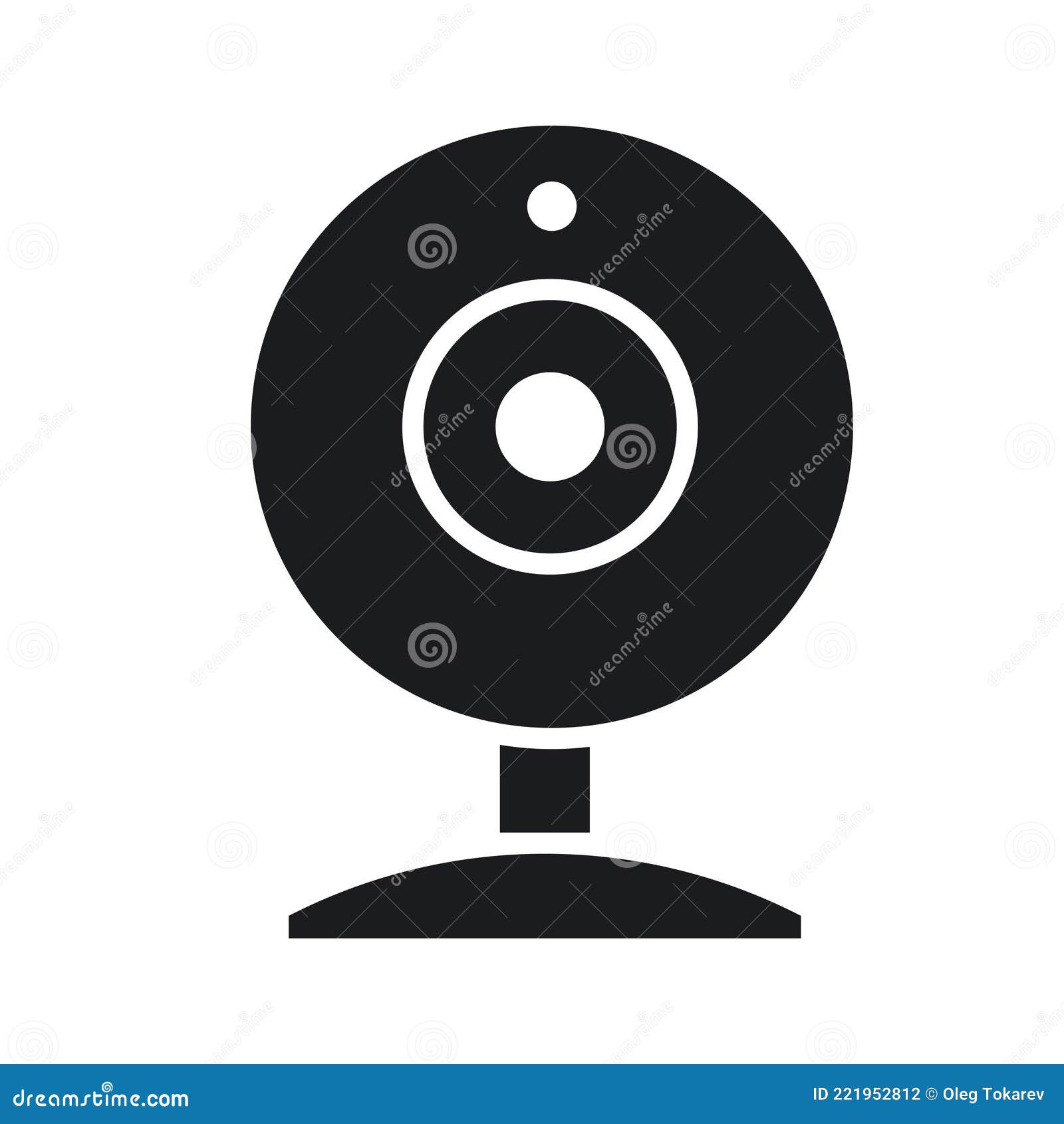 Web cam icon stock vector. Illustration of network, professional ...