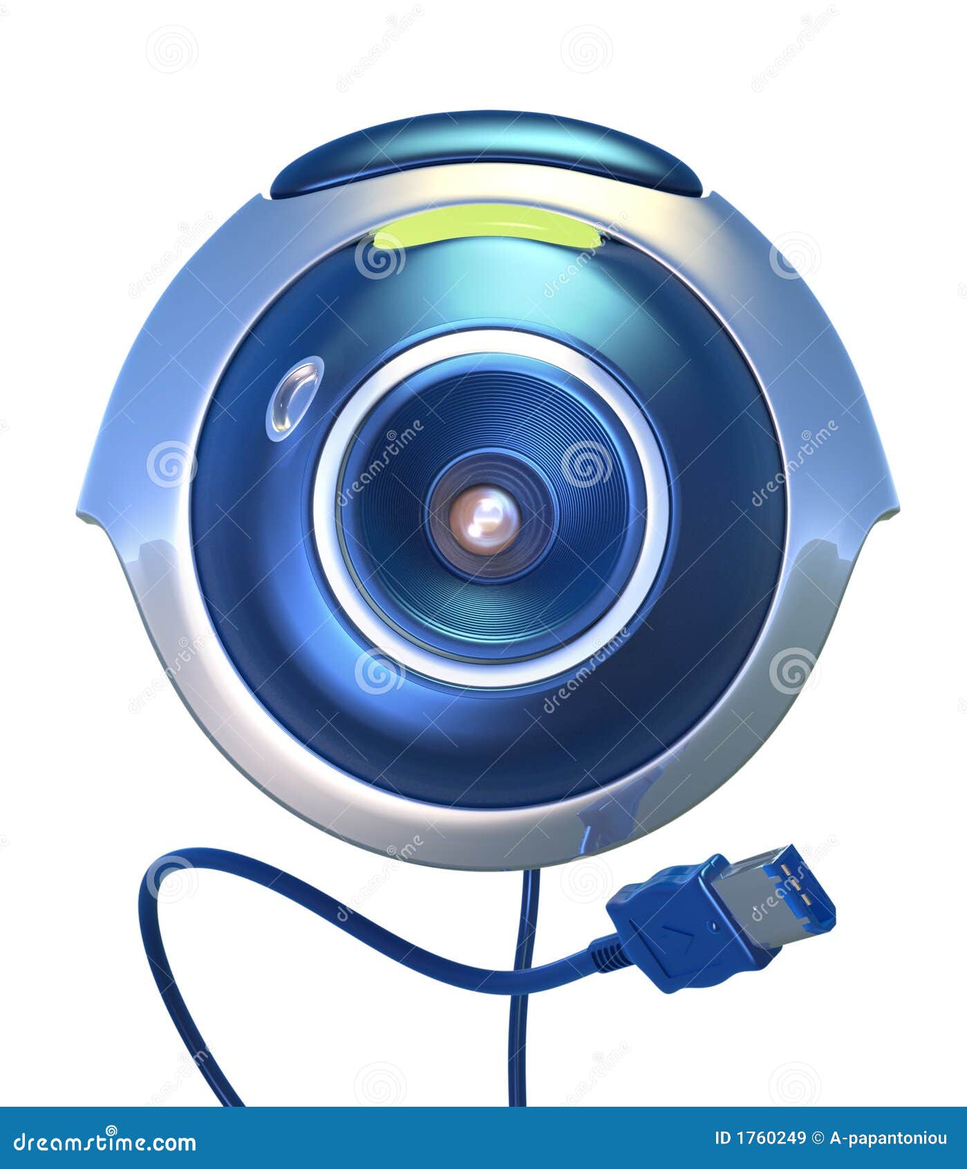 Web Cam Isolated stock illustration. Illustration of computer - 1760249