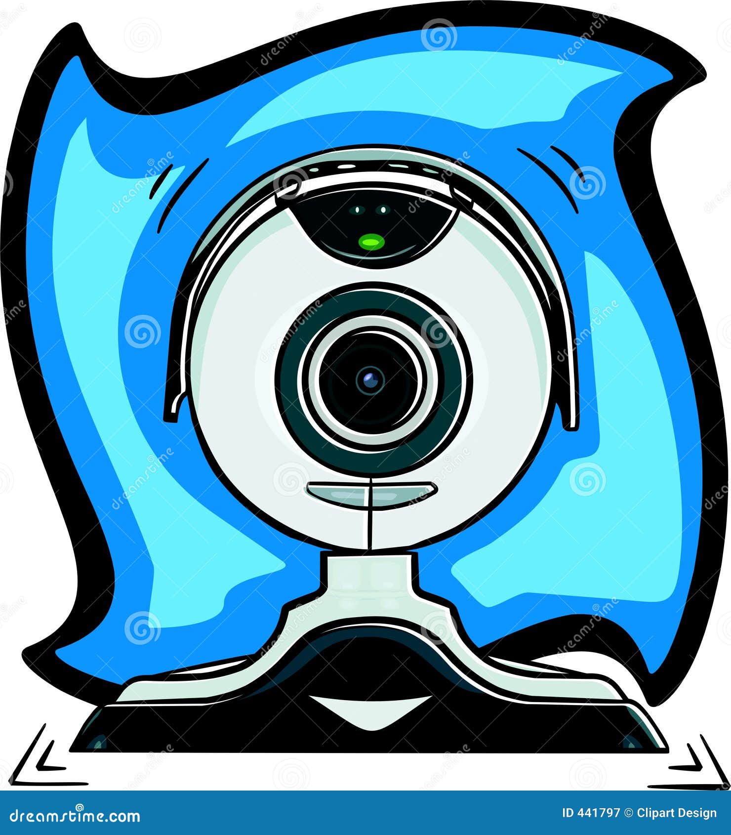 Web camera stock illustration. Illustration of clipart - 441797