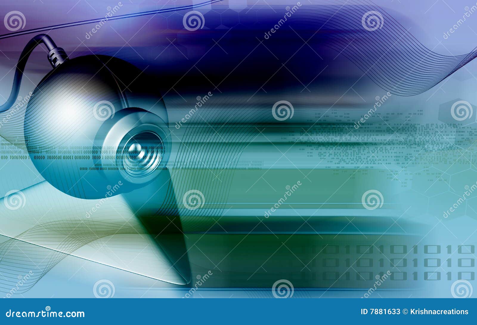 Web camera stock illustration. Illustration of background - 7881633
