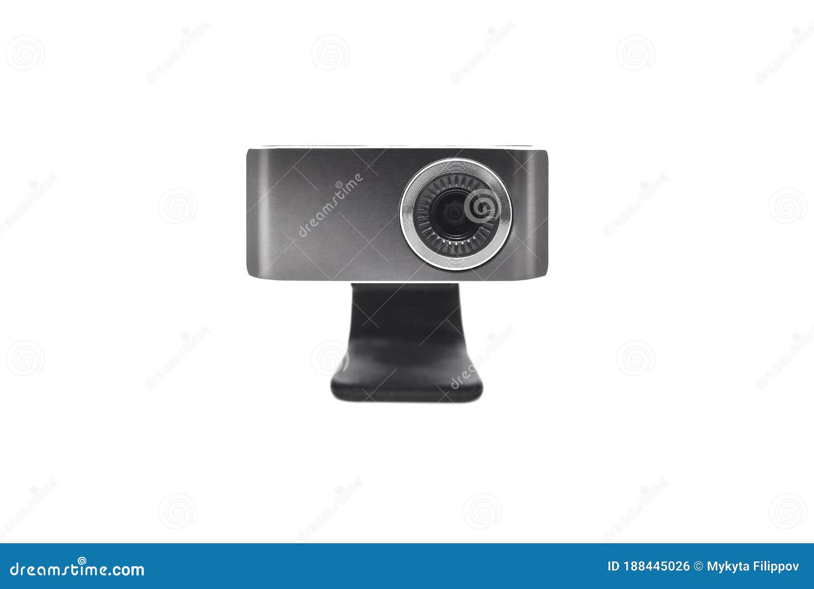 Web Camera Close-up Isolated on a White Background Stock Photo - Image ...