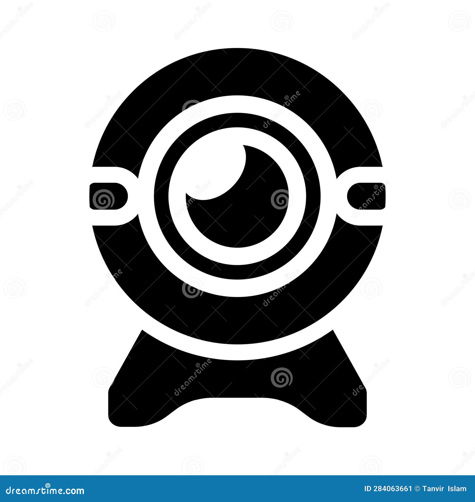 Web Camera Icon stock vector. Illustration of sign, designed - 284063661