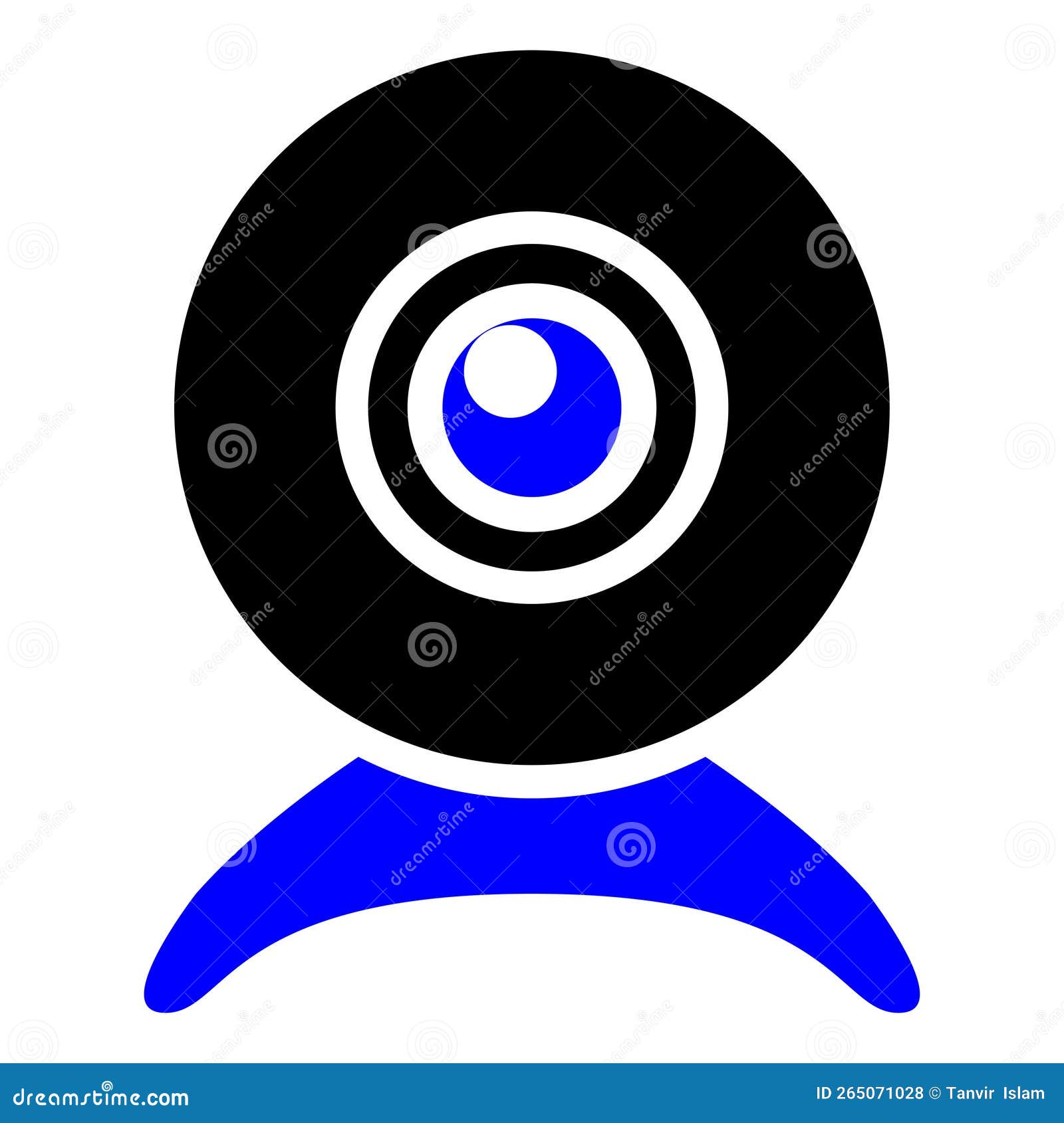 Web Camera Icon in Dualtone Style Stock Vector - Illustration of video ...