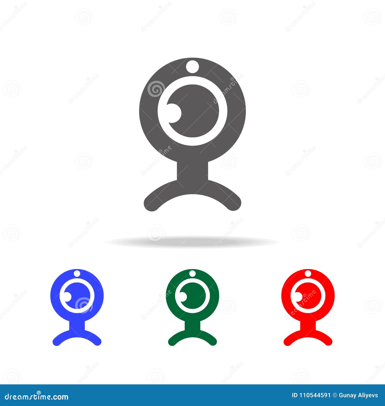 Web Camera Icon. Elements in Multi Colored Icons for Mobile Concept and ...