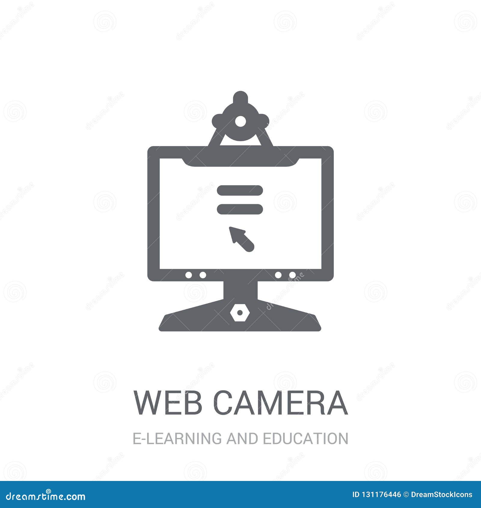 Web Camera Icon. Trendy Web Camera Logo Concept on White Background ...