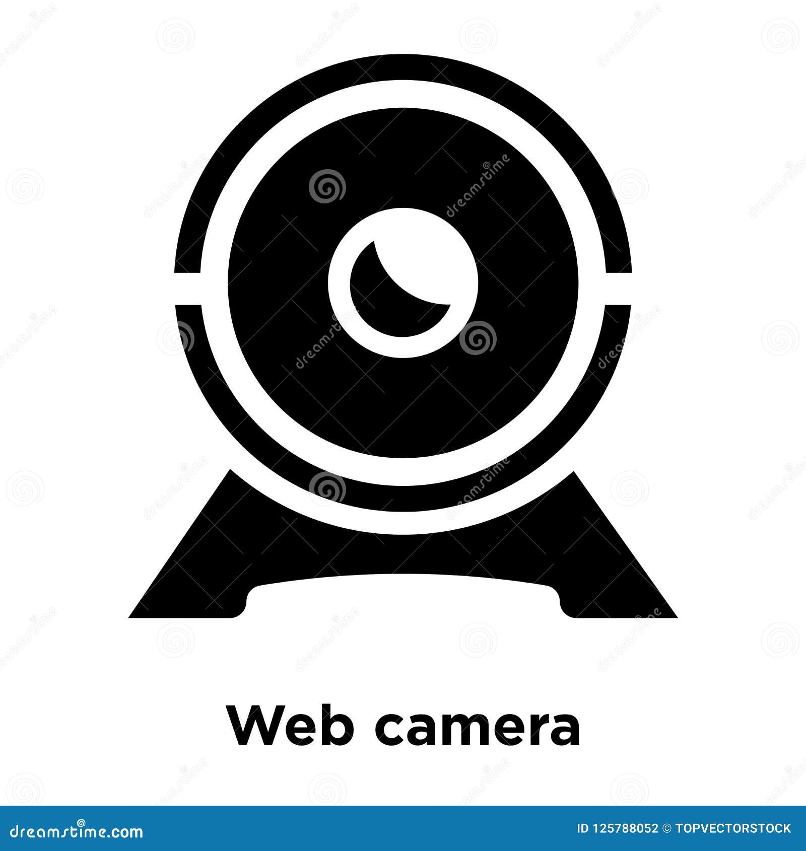 Web Camera Icon Vector Isolated on White Background, Logo Concept of ...