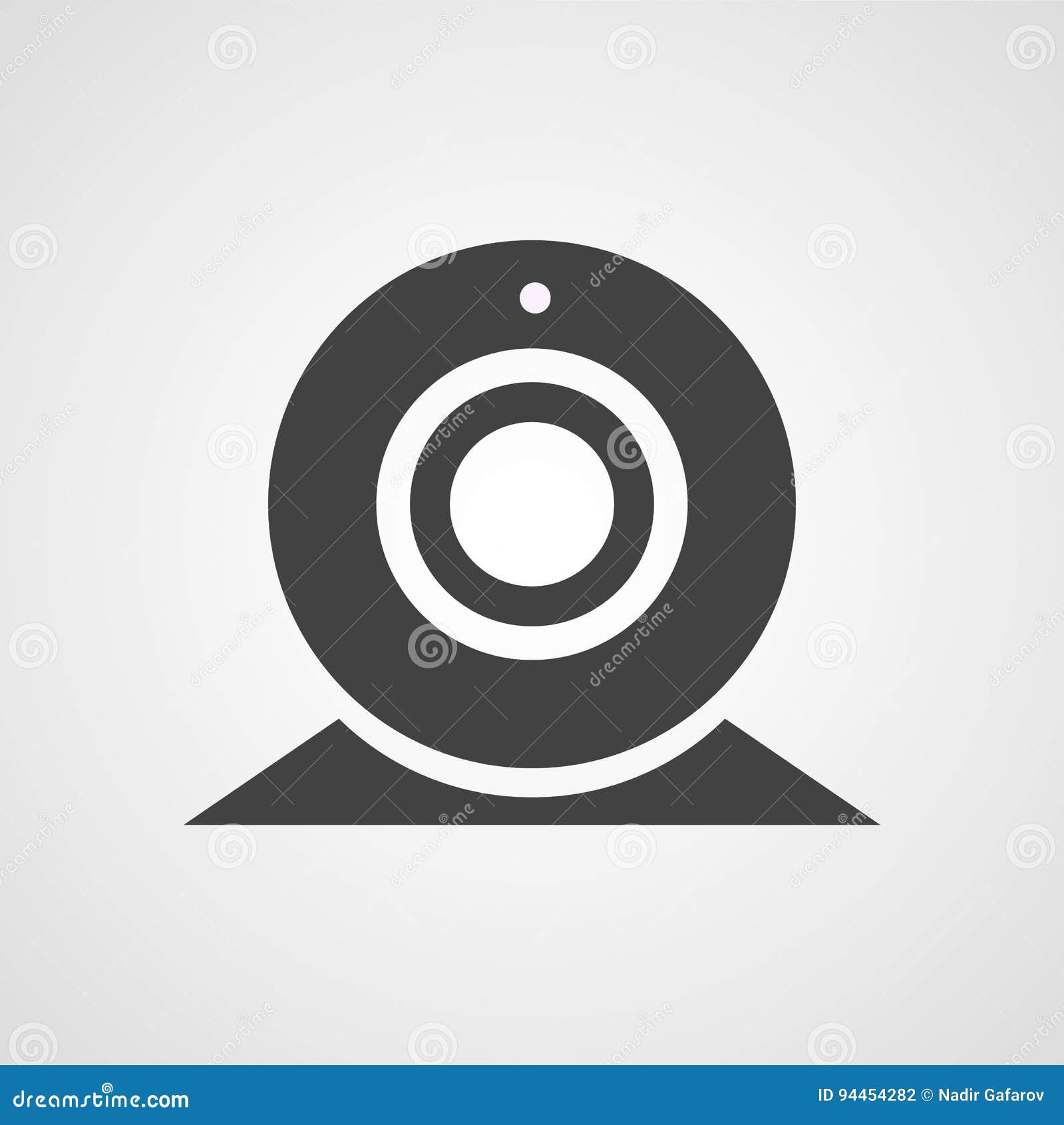 Web camera icon stock illustration. Illustration of talking - 94454282