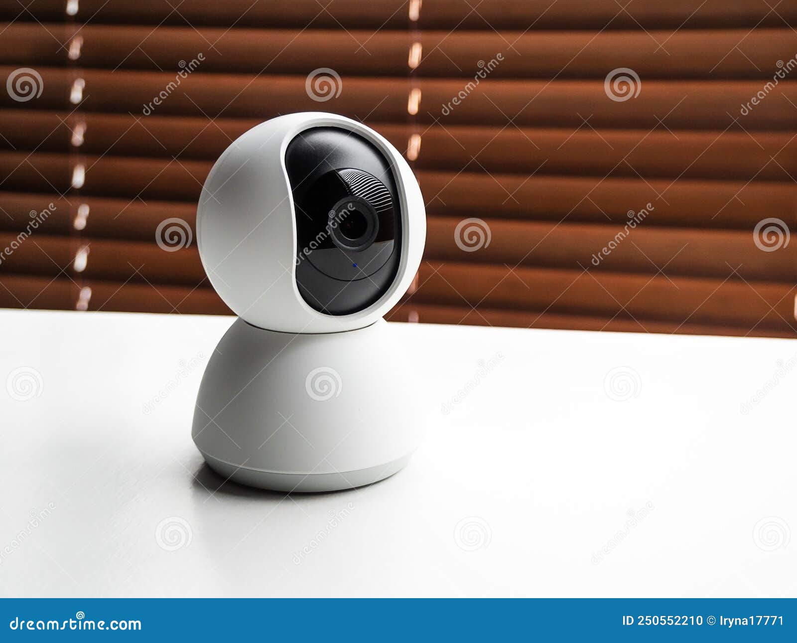 Web Camera for Indoor Video Surveillance Stock Photo - Image of ...