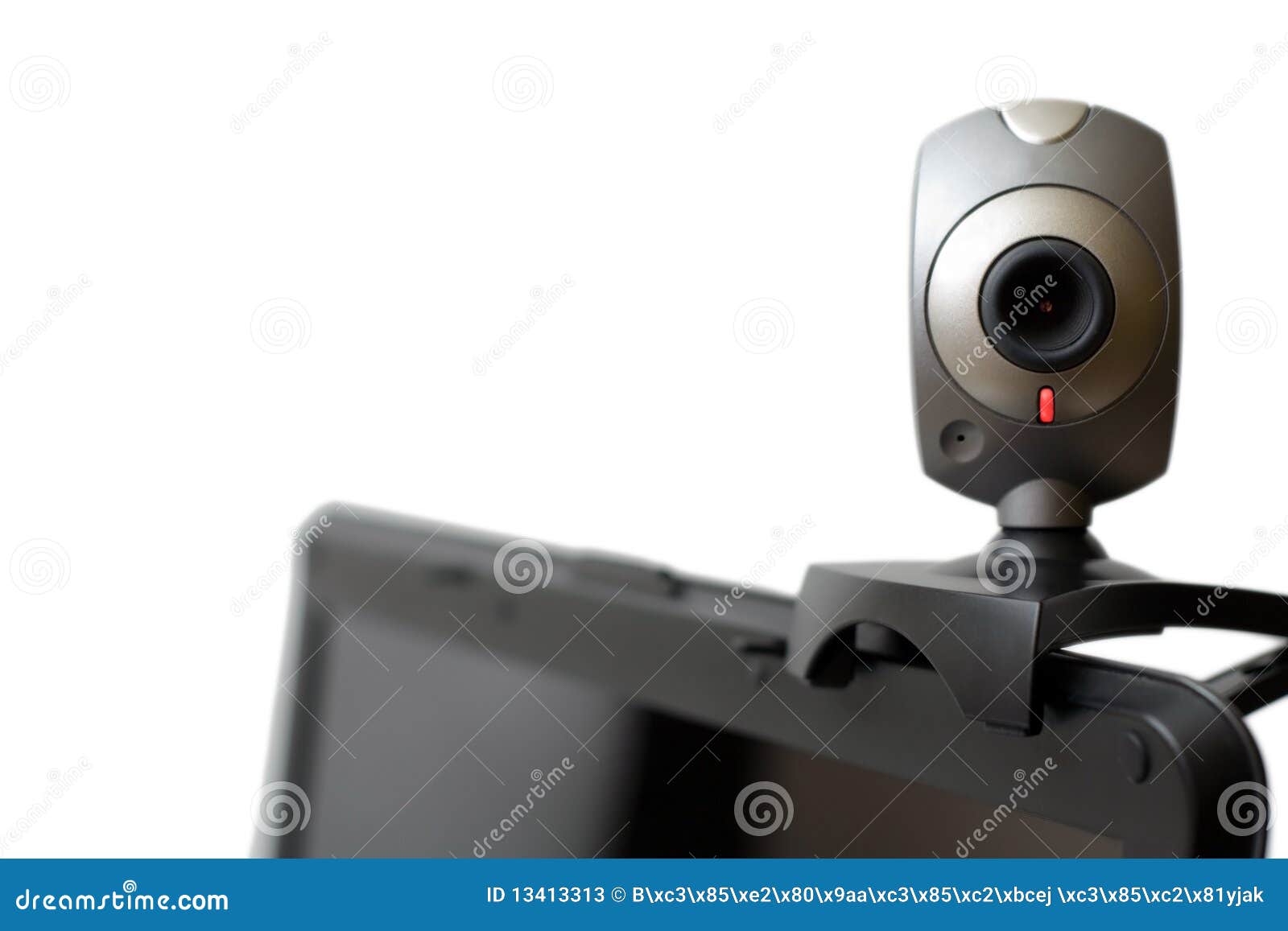 Web Camera on Laptop Isolated Stock Image - Image of isolated ...