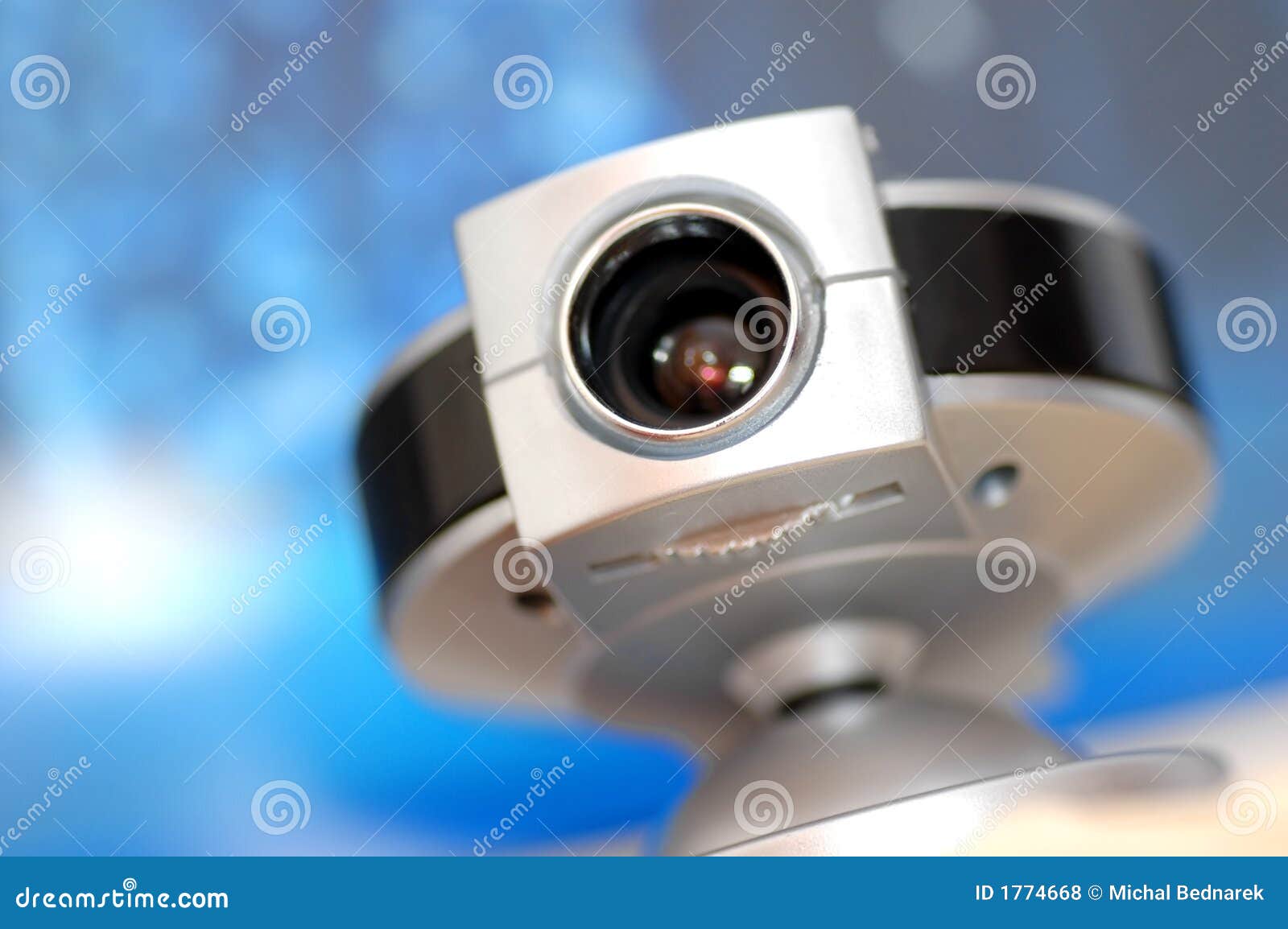 Web Camera on Screen Background Stock Photo - Image of capture ...