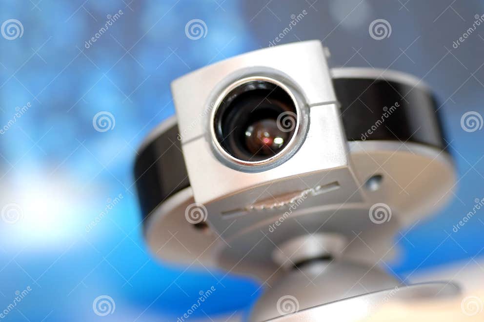 Web Camera on Screen Background Stock Photo - Image of capture ...