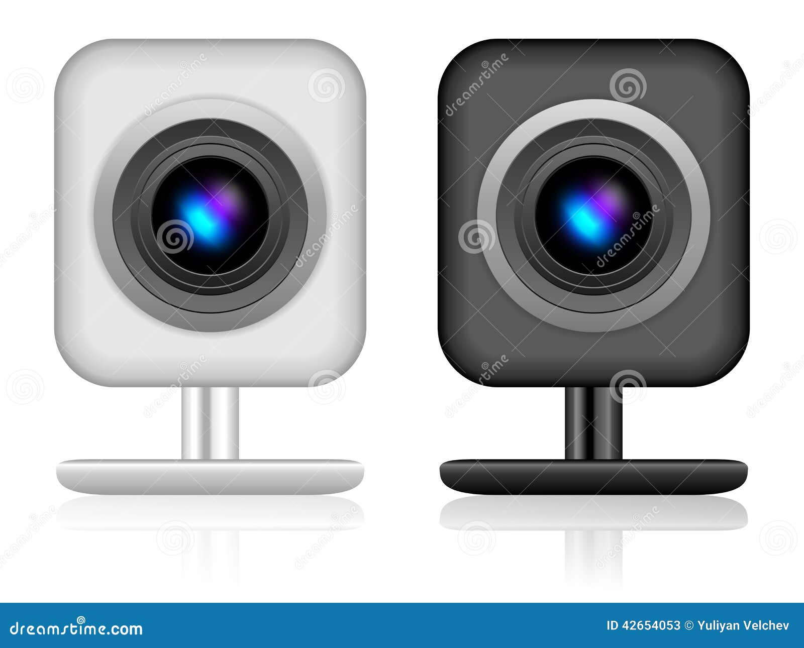 Web camera stock vector. Illustration of webcam, icon - 42654053