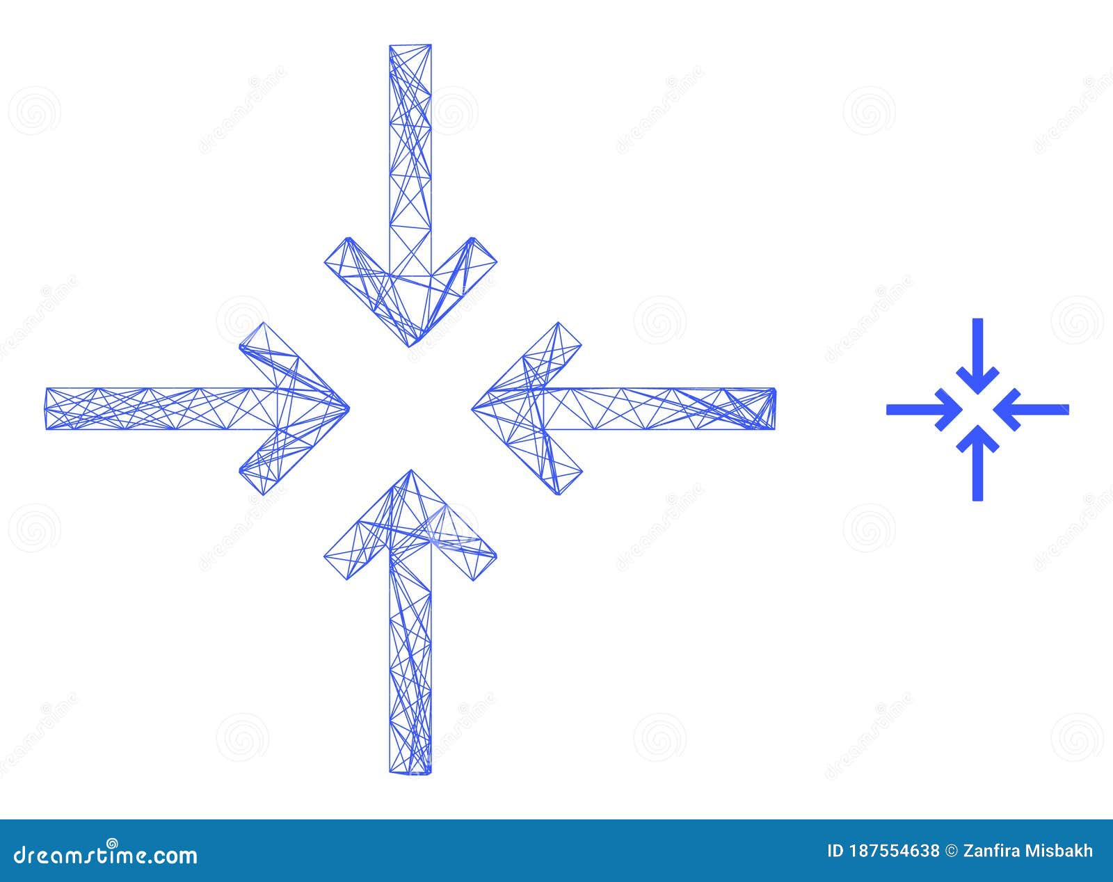 Web Carcass Reduce Arrows Vector Icon Stock Vector - Illustration of ...