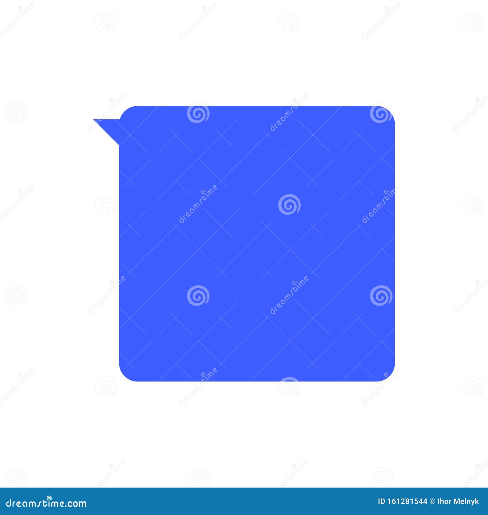 Chat Icon in Trendy Flat Style Stock Vector - Illustration of message ...
