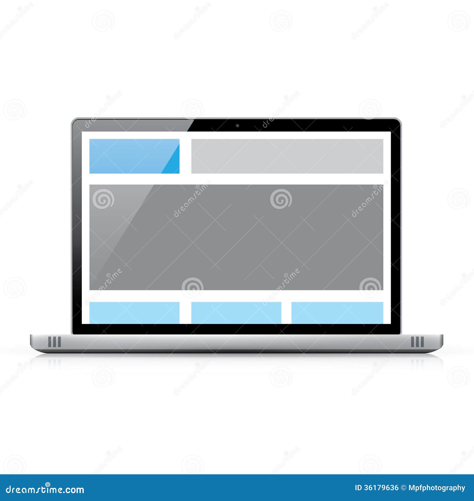 Web Coding Concept Responsive Html And Css Web D Stock Vector Illustration Of Html Modern