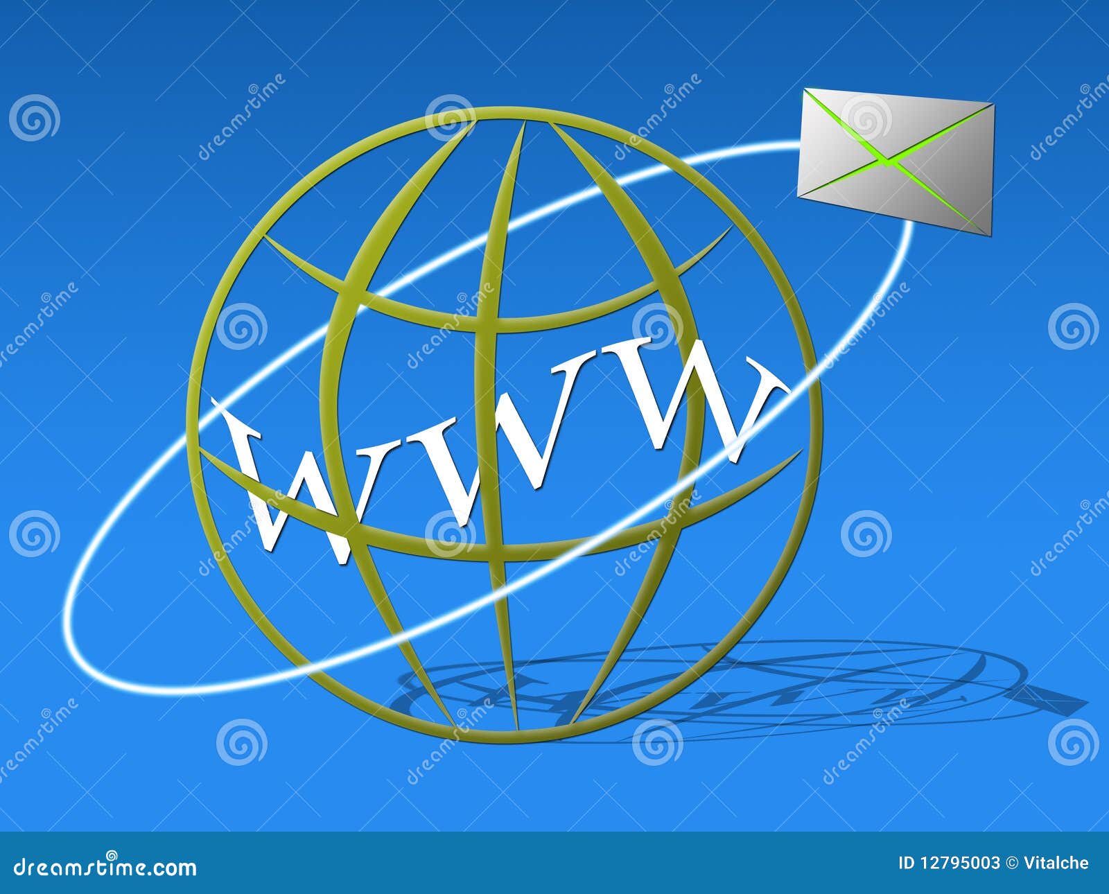 Web communication stock illustration. Illustration of mail - 12795003
