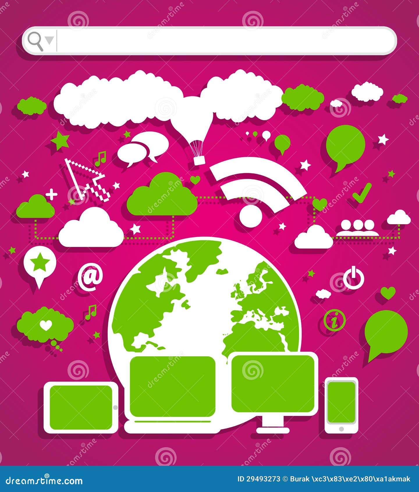 Web concept stock vector. Illustration of connection - 29493273