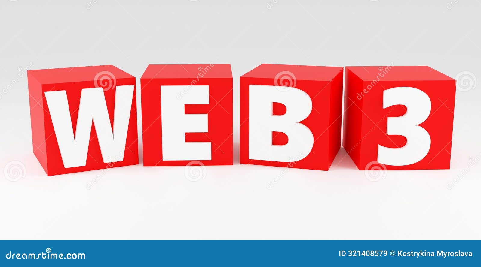 Web3 Concept Made by Red Cubes: a Modern Approach To Internet ...