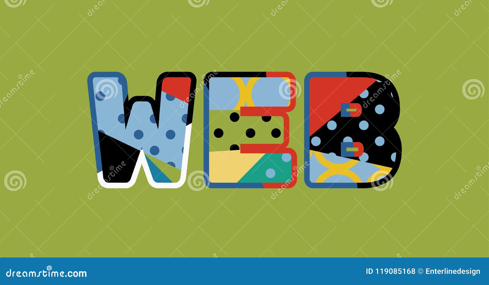 Web Concept Word Art Illustration Stock Vector - Illustration of ...