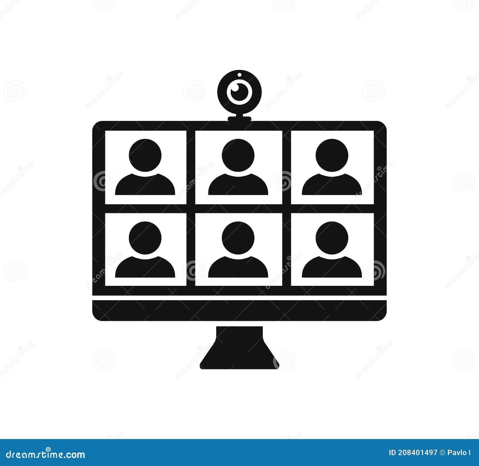 Video Conference Camera Icon