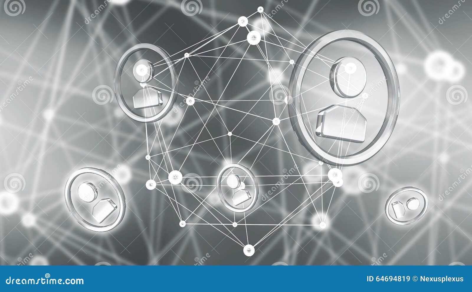 Web Connection and Communication Stock Image - Image of corporate ...