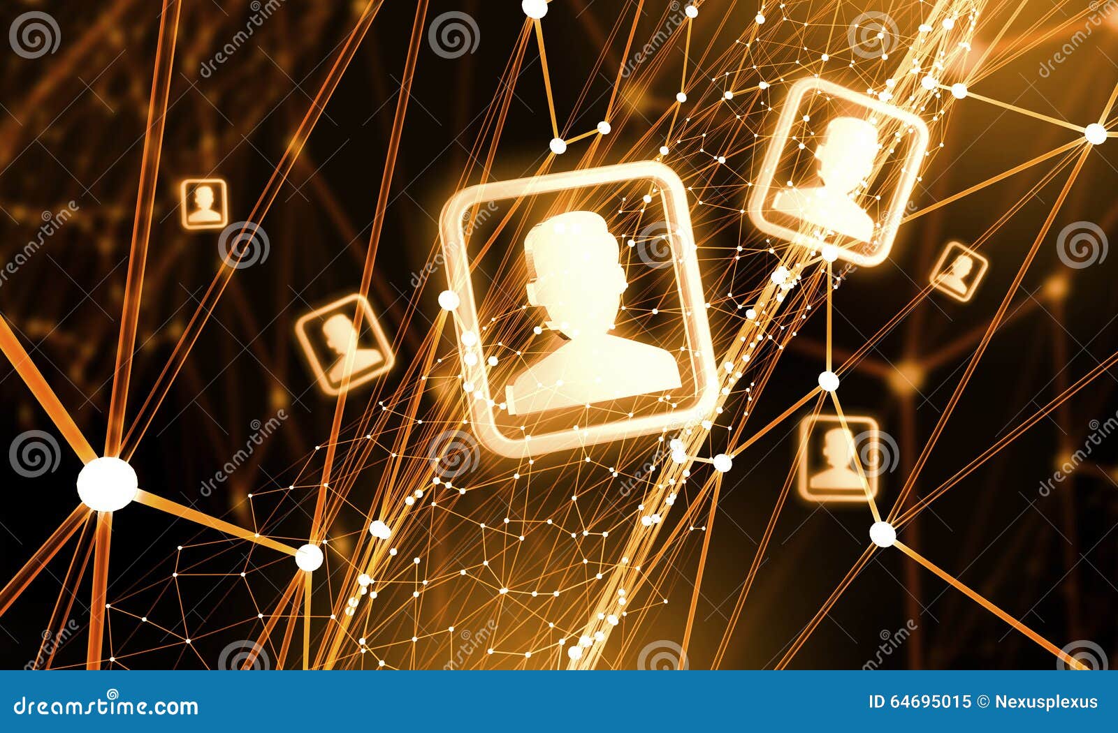 Web Connection and Communication Stock Image - Image of modern ...