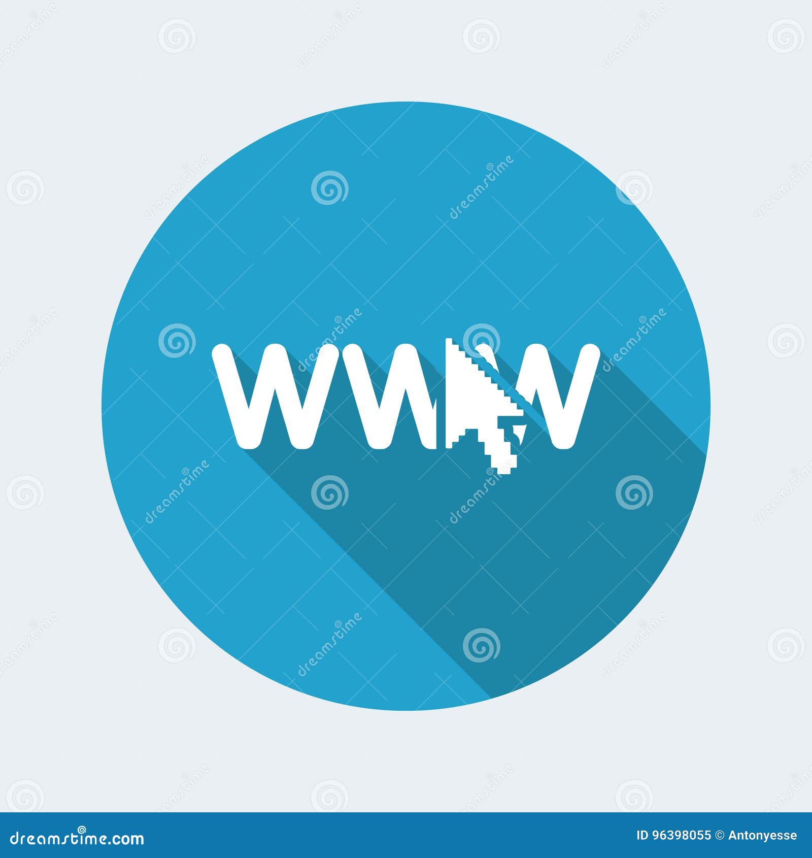 Web connection icon stock vector. Illustration of symbol - 96398055