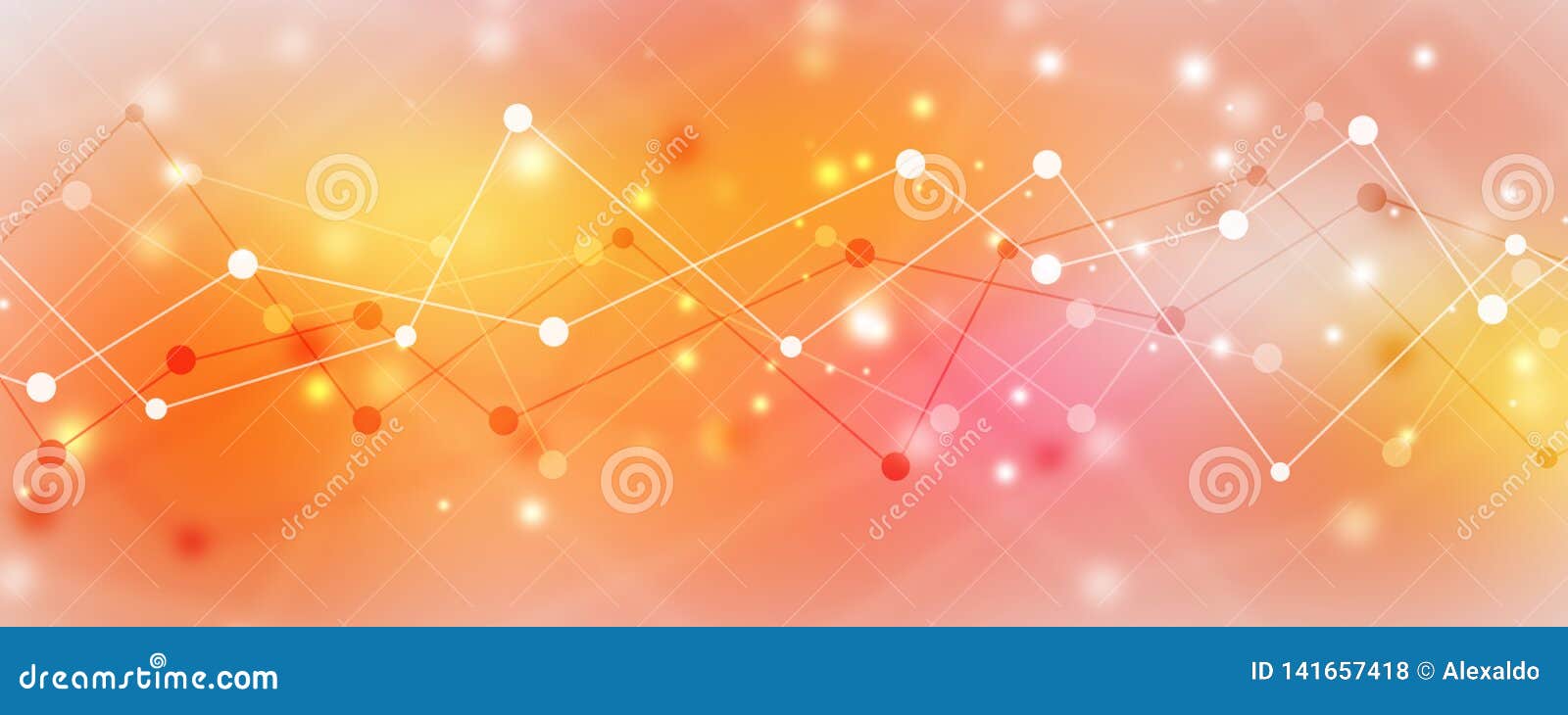 Web Connections Multicolor Banner Banner Stock Illustration ...