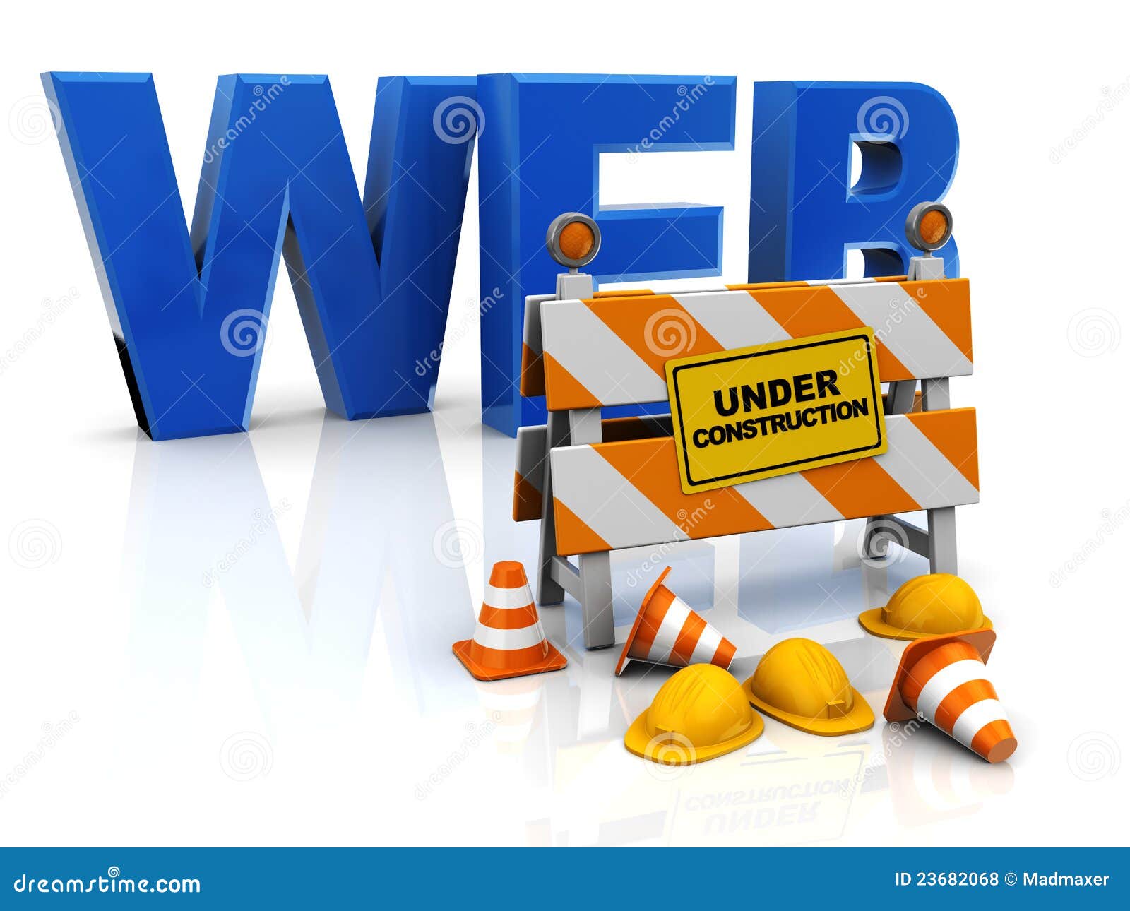 Web construction stock illustration. Illustration of blue - 23682068