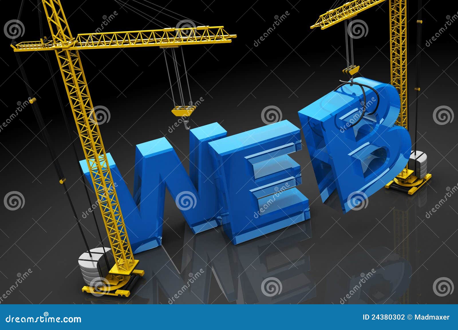 Web construction stock illustration. Illustration of developer - 24380302