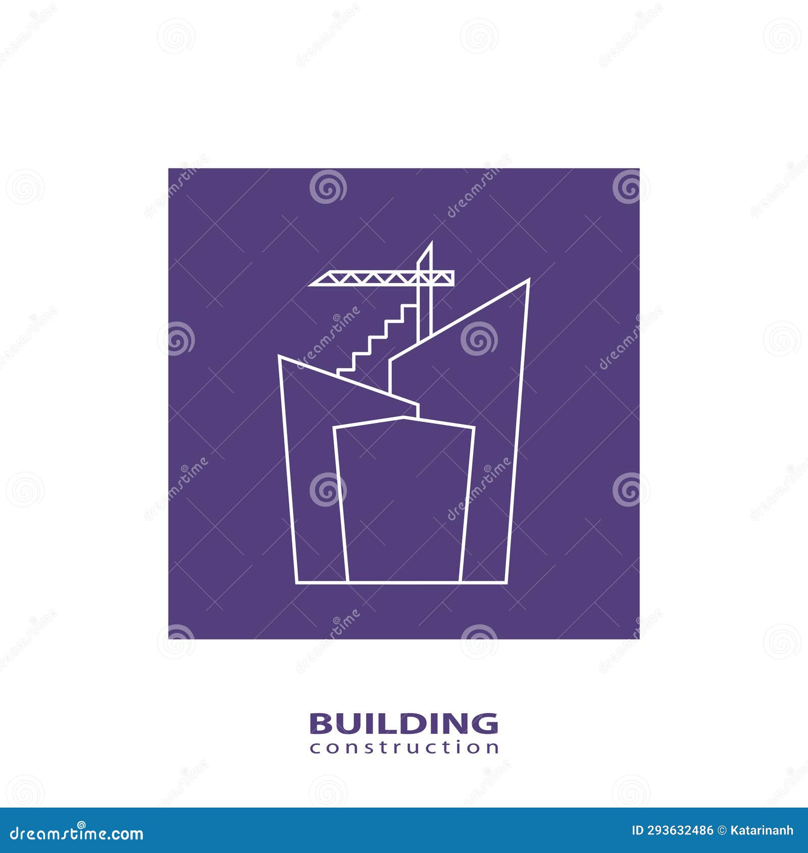 Construction Working Industry Concept. Building Construction Logo in ...