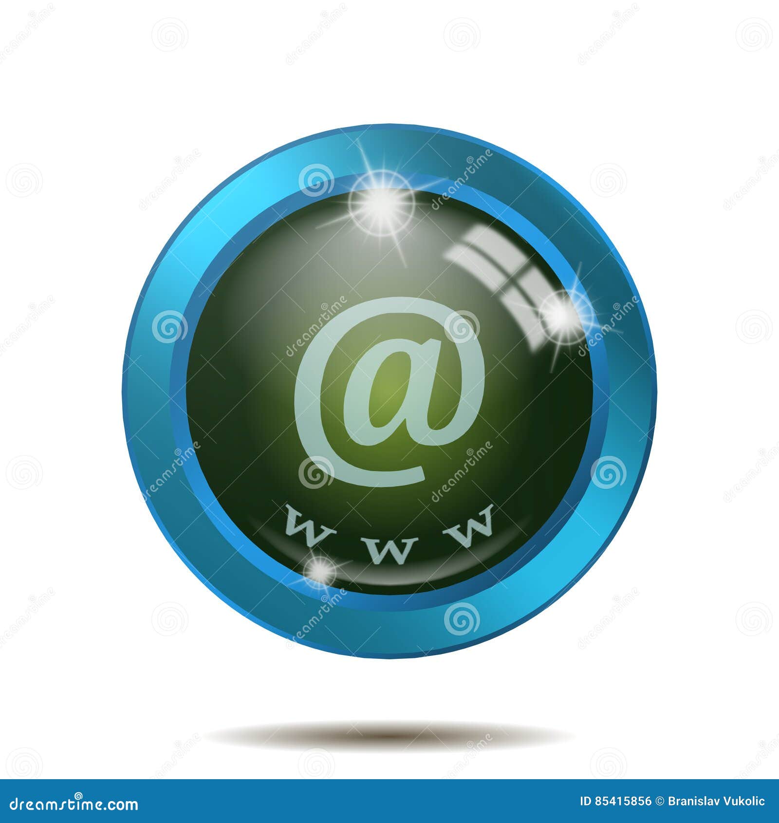 Web Contact Icon, Sign, Illustration Stock Illustration - Illustration ...