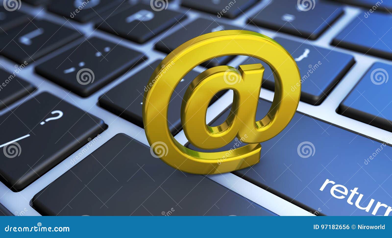 Web Contact Us Email Symbol Concept Stock Illustration - Illustration ...