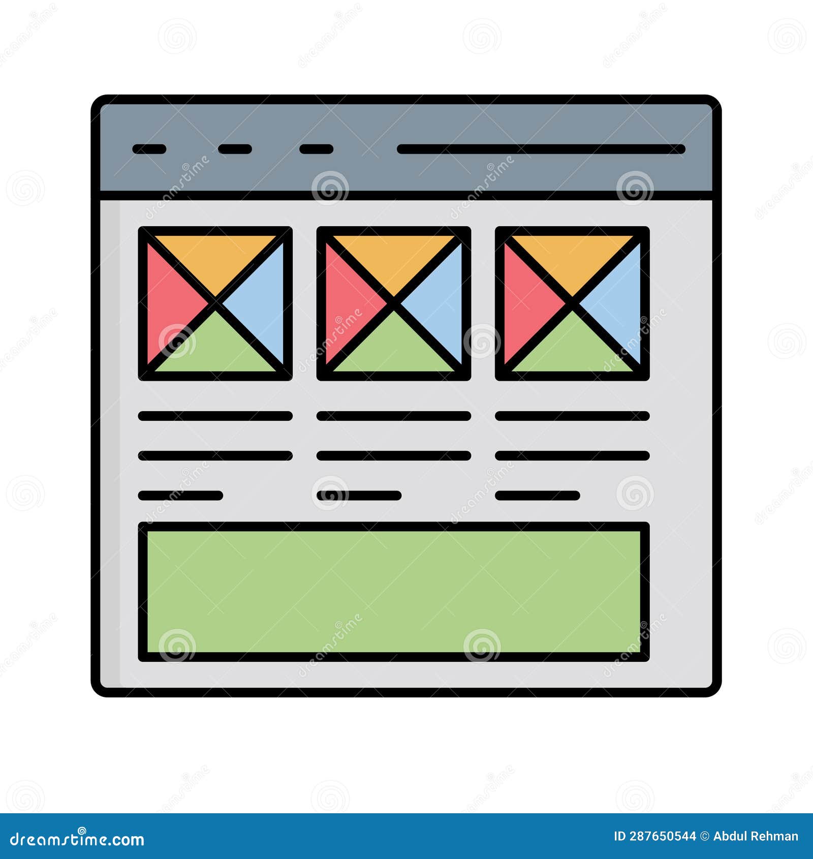 Web Container Vector Icon Which Can Easily Modify or Edit . Stock ...