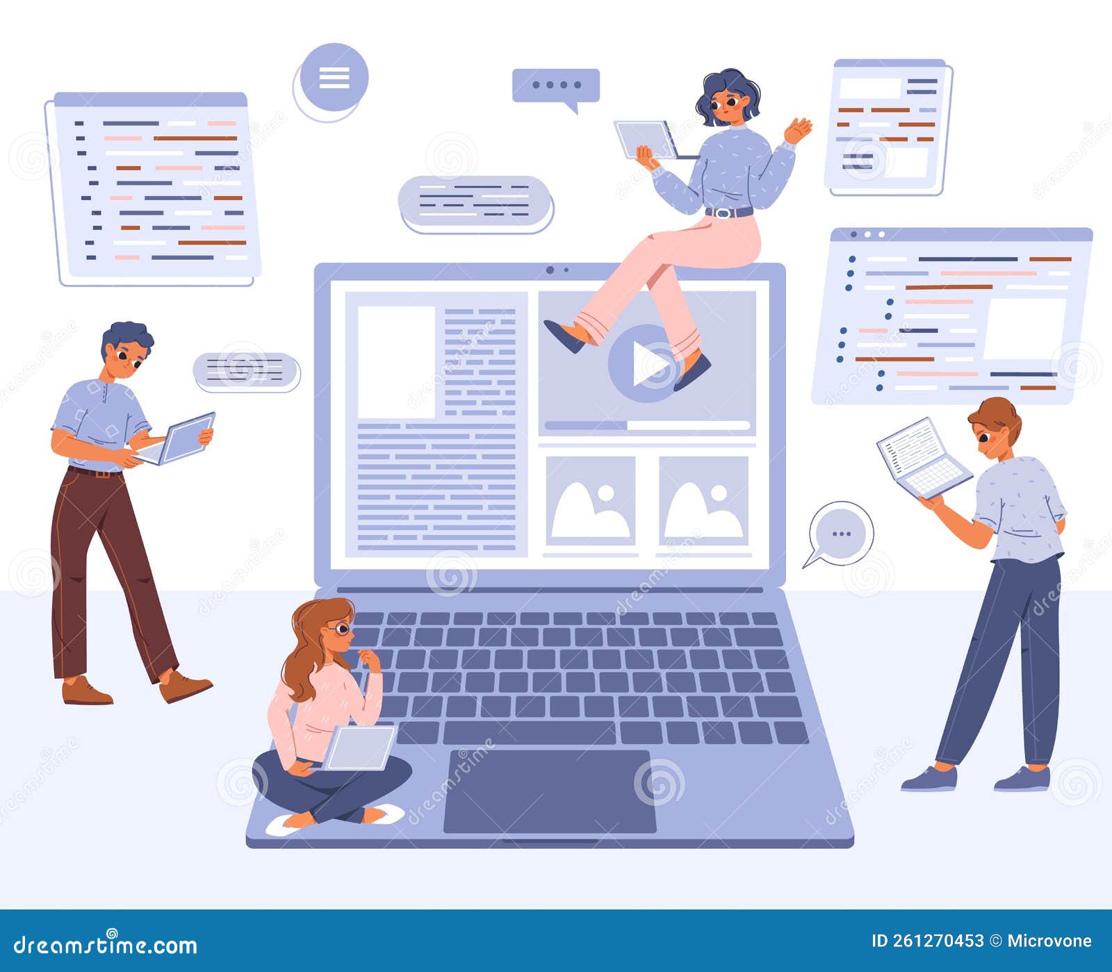 Digital Application Black And Color Pictogram. Questionnaire Line And ...