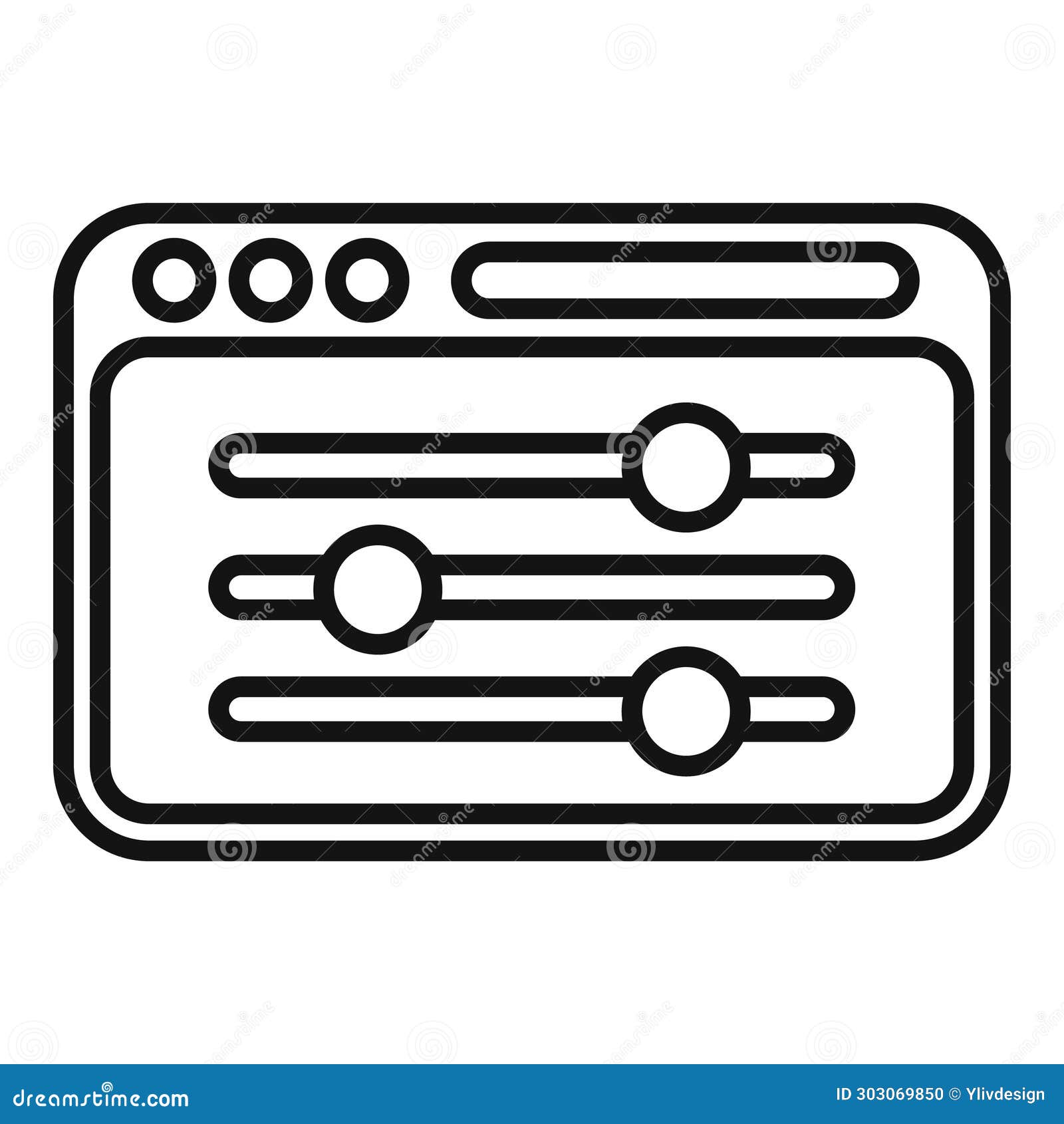 Web Content Filter Icon Outline Vector. Cloud Process Stock Vector ...