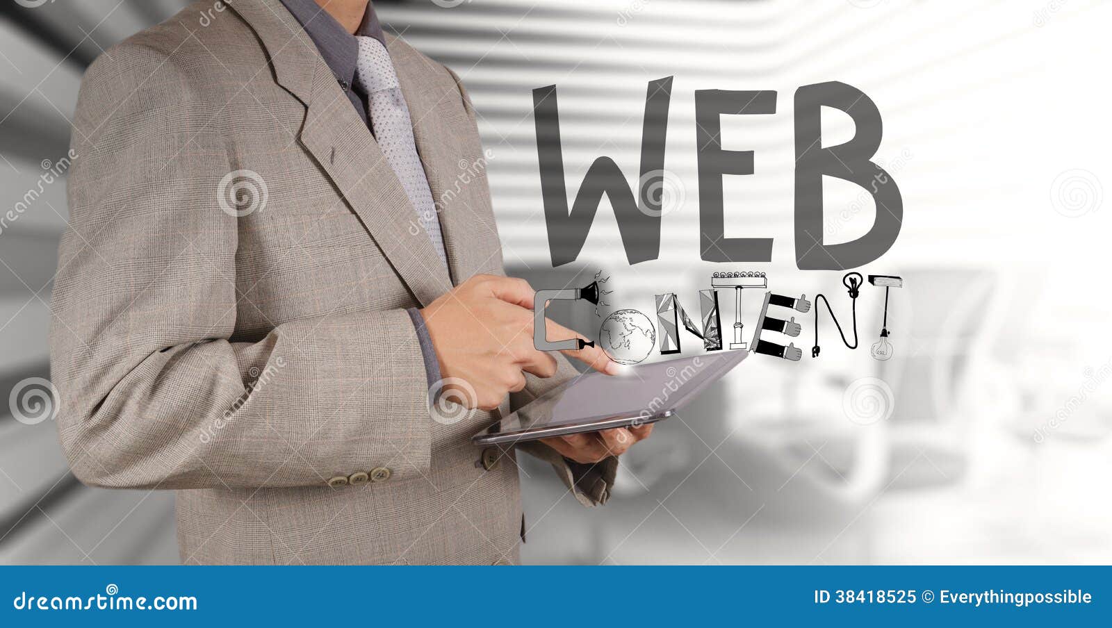 Web Content Grahic Word Diagram Stock Image - Image of browser, hosting ...