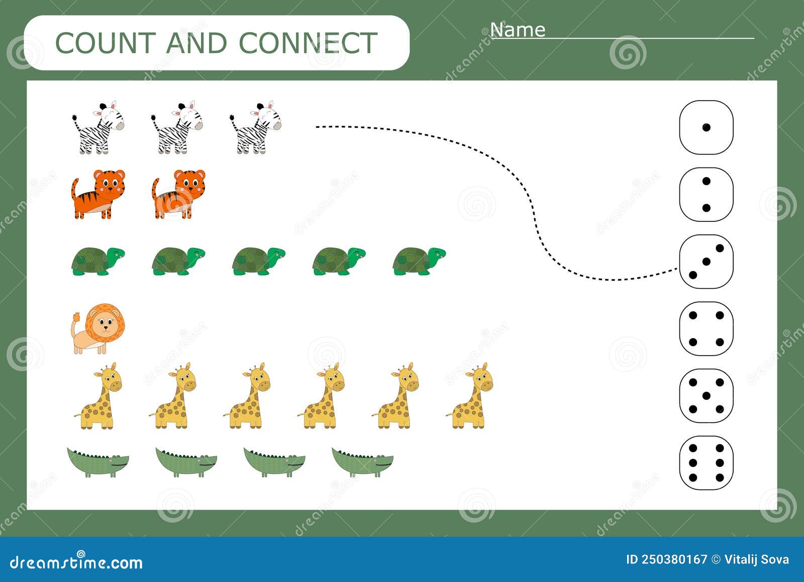 Children`s preschool task. stock illustration. Illustration of safari ...