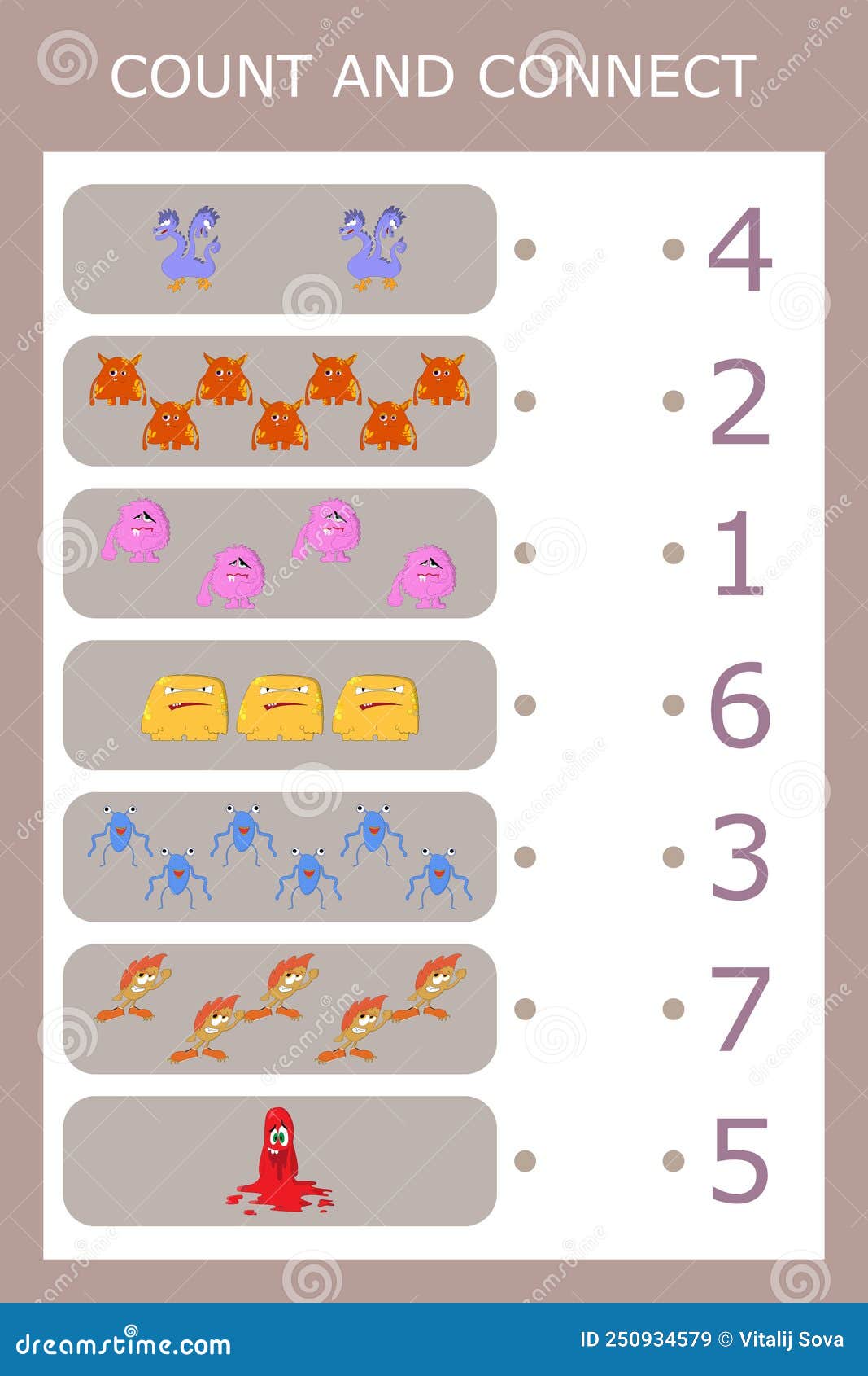 Worksheet vector design stock illustration. Illustration of children ...